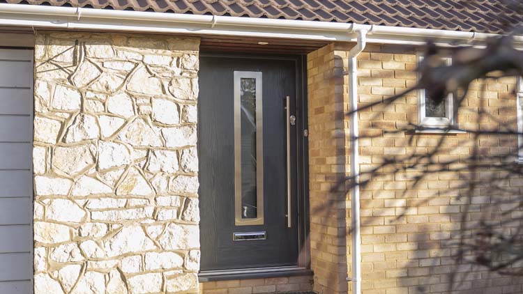 Grey Composite Door - Apeer Modo, Camberley - Thames Valley Windows