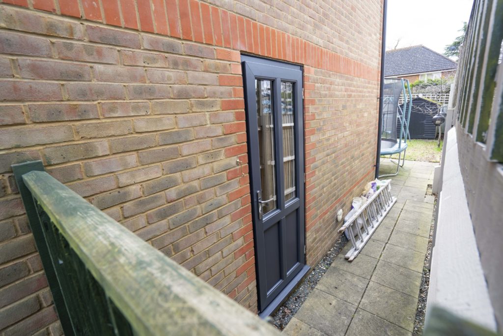 Cream Rendered House with Grey Windows – Halo Flush uPVC, Finchampstead ...